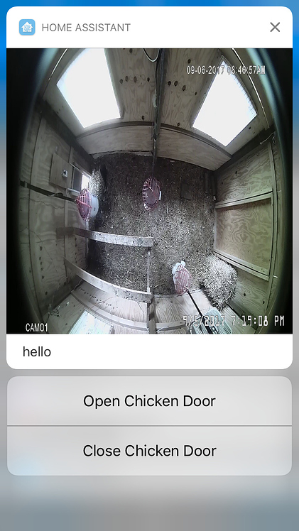 Ios Actionable Notification With Camera Image Attached Home Assistant Companion For Apple