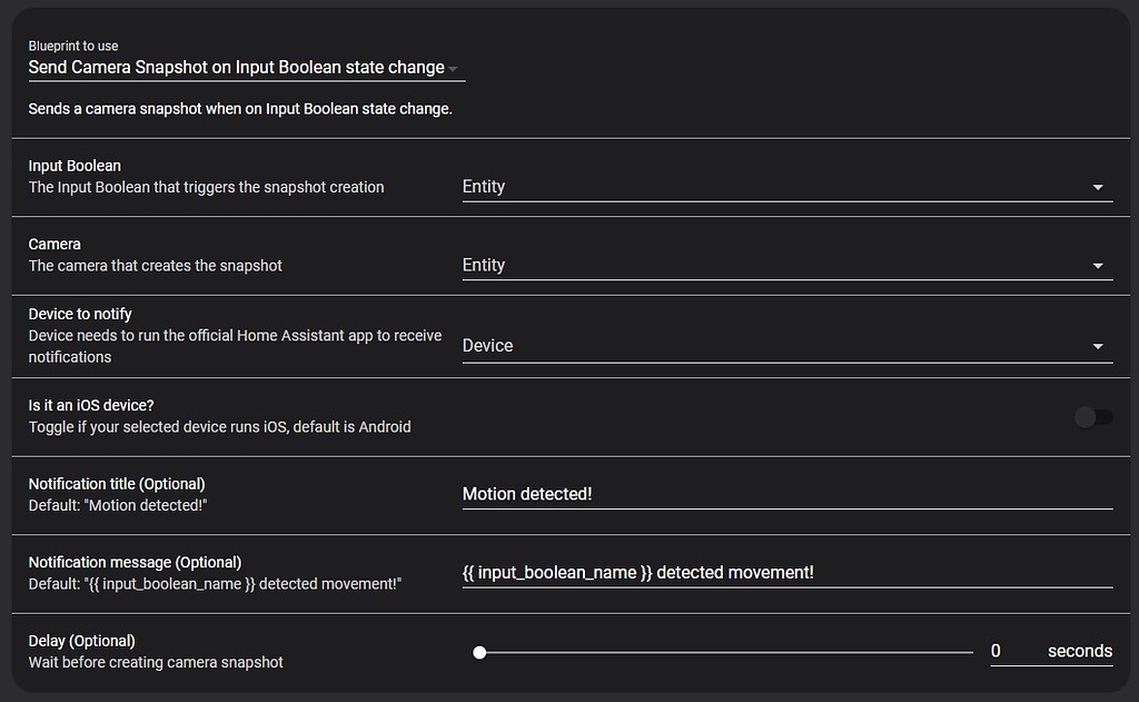 Camera Snapshot, Blue Iris, AI, Deepstack, Input Boolean, Notification - Blueprints Exchange ...