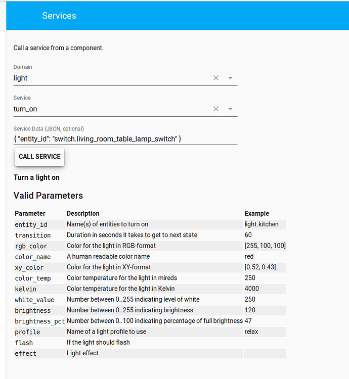 Call Service problem - Configuration - Home Assistant Community