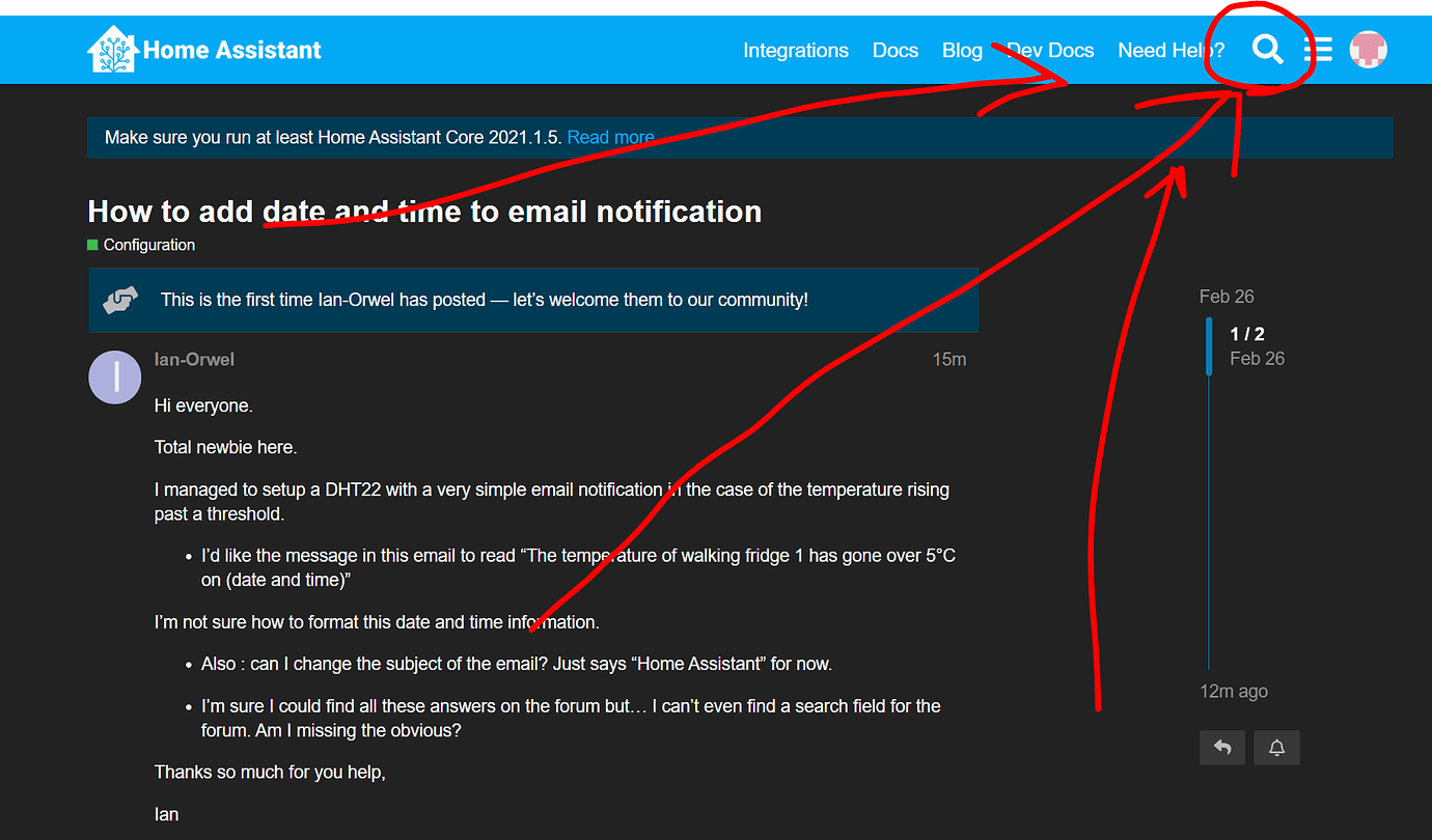 How To Add Date And Time To Email Notification Configuration Home 