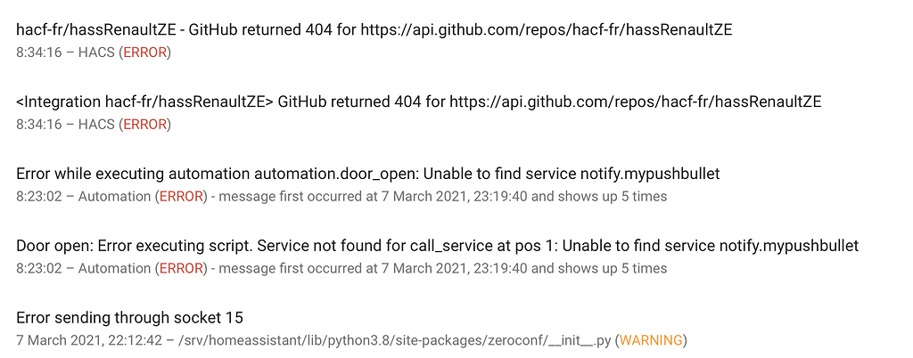 Pushbullet Integration Fails After Network Was Down Third Party Integrations Home Assistant