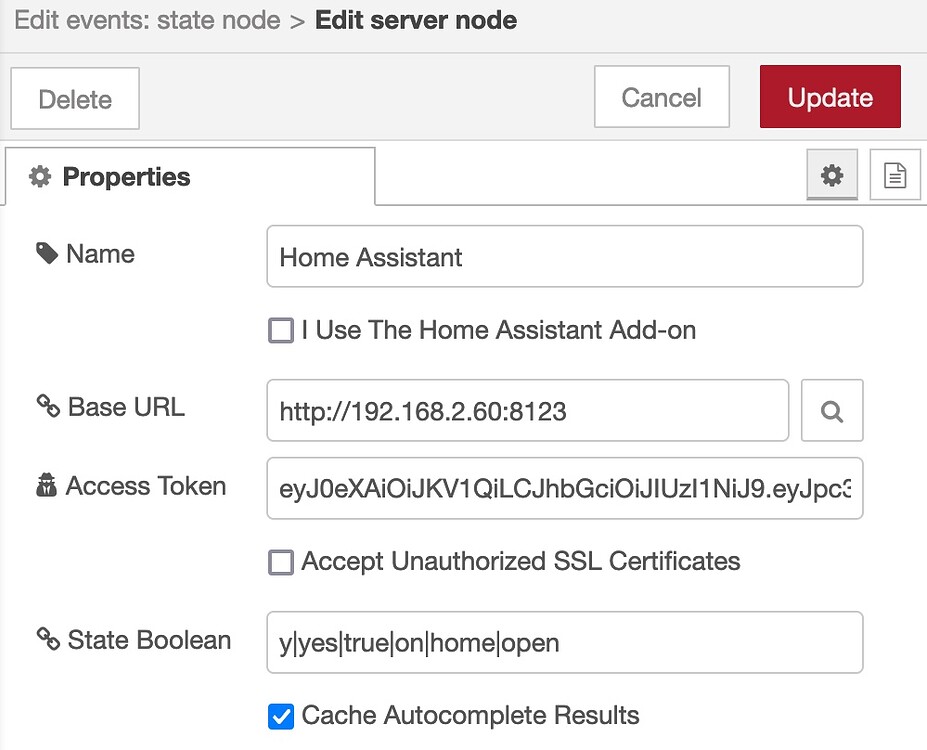 Docker Homeassistant Server Setup In Node Red Not Working Node Red Home Assistant Community