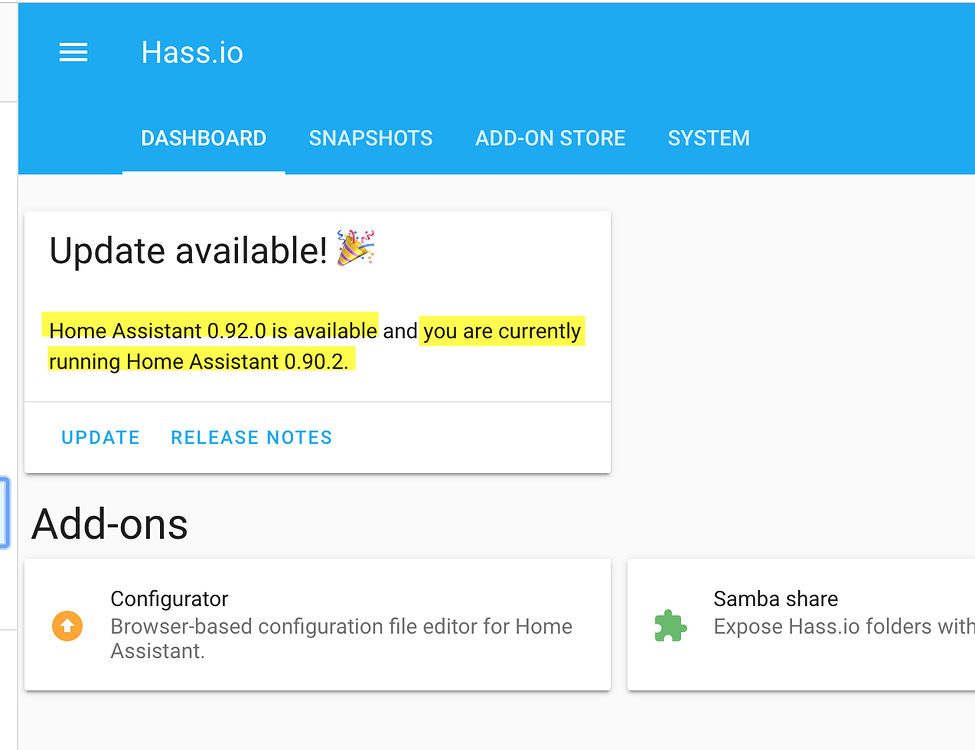 Cant Upgrade From Ha 0 90 2 To 0 91 4 Hassio Installation Home Assistant Community
