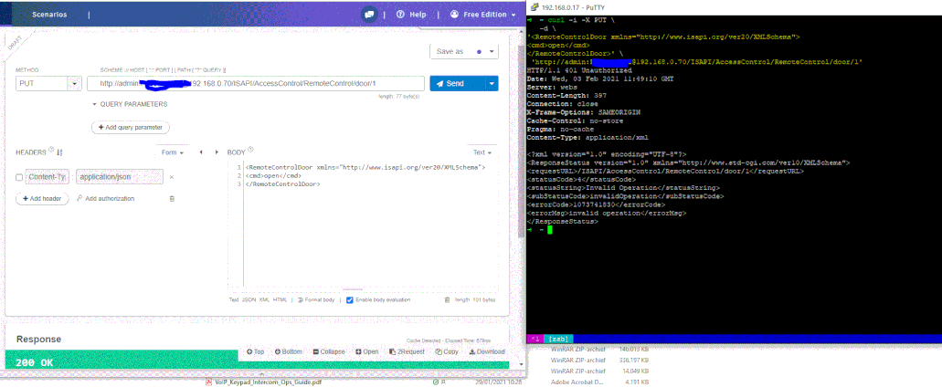 Curl fails from HA, but succeeds from windows, why? - Configuration - Home Assistant Community
