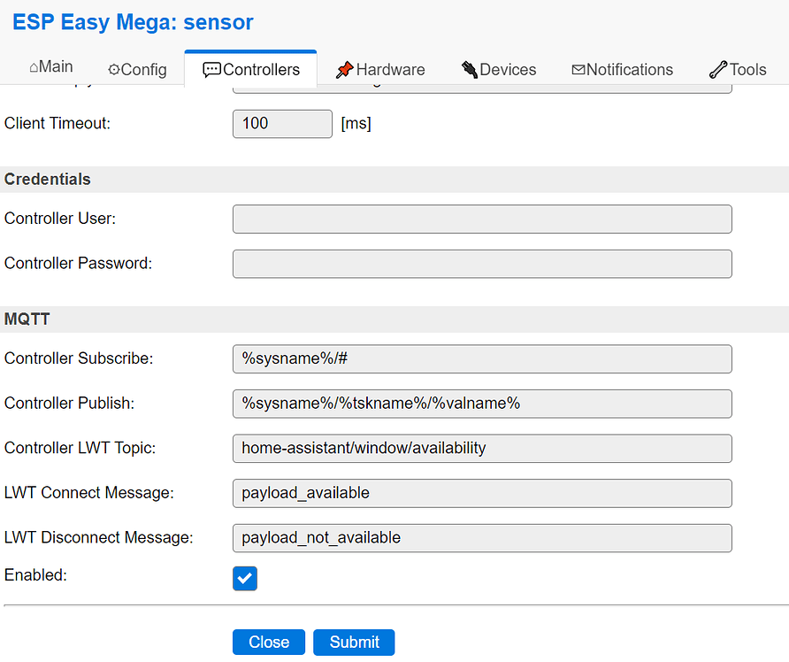 Espeasy Mqtt Issues Configuration Home Assistant Community
