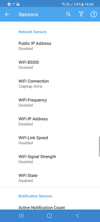 Wifi Presence Detection Using Android Companion App Configuration Home Assistant Community