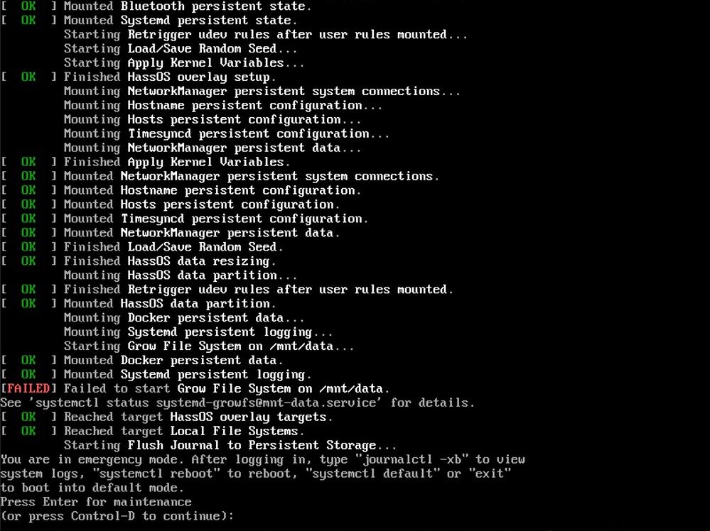 EXT4-fs error validating inode bitmap - Installation - Home Assistant ...