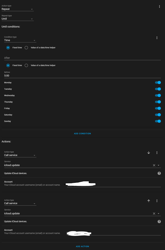 Using Repeat Action Help Configuration Home Assistant Community