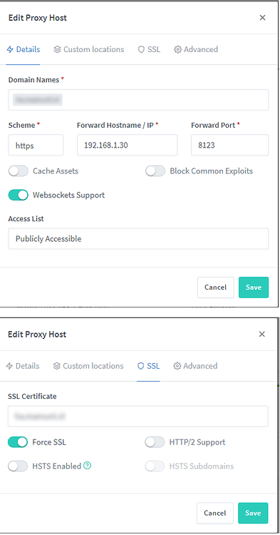 SSL on Home Assistant with Nginx Proxy Manager on Unraid server ...