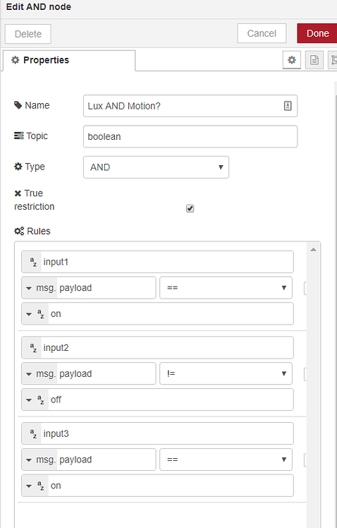 Node-Red Three Input AND Logic Assistance - Node-RED - Home Assistant ...