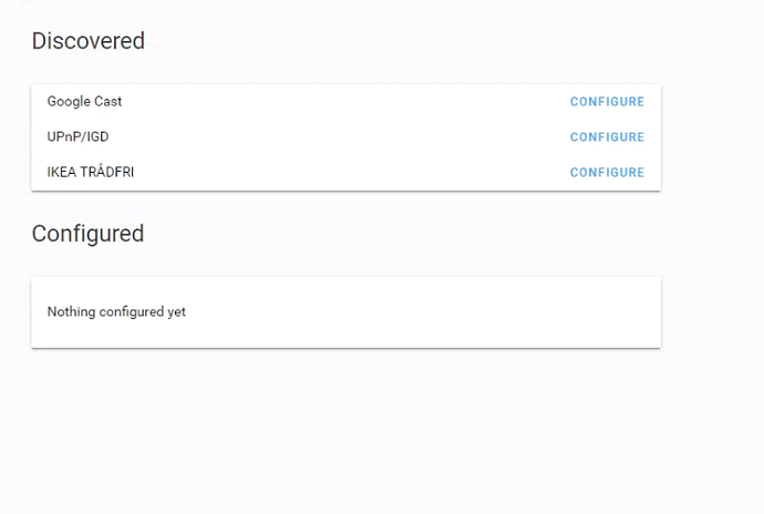 No Integrations Configuration Home Assistant Community