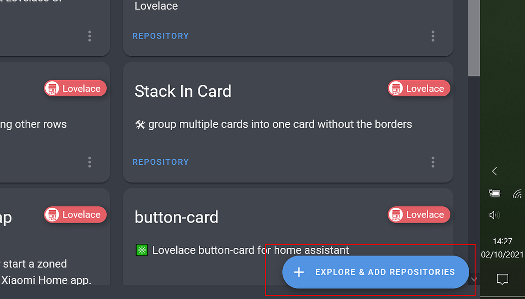 Hacs Missing Uninstalled Card Configuration Home Assistant Community