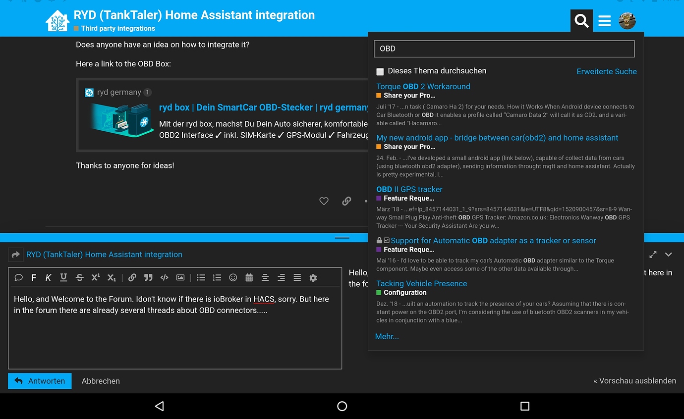 RYD (TankTaler) Home Assistant integration - Feature Requests - Home ...