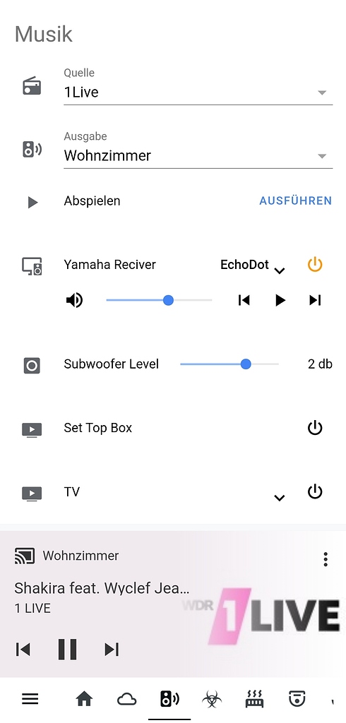 Yamaha AV-Receiver Subwoofer level control - Share your Projects ...