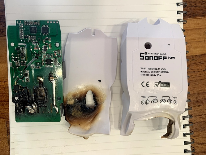 WARNING: Sonoff POW R1 burned! - Hardware - Home Assistant Community