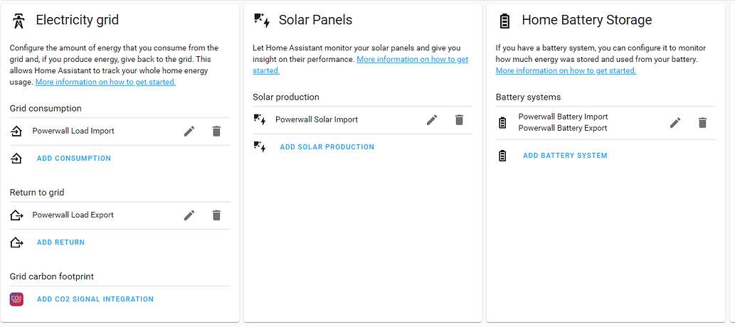 Tesla Powerwall and Home Energy Management - Configuration - Home ...