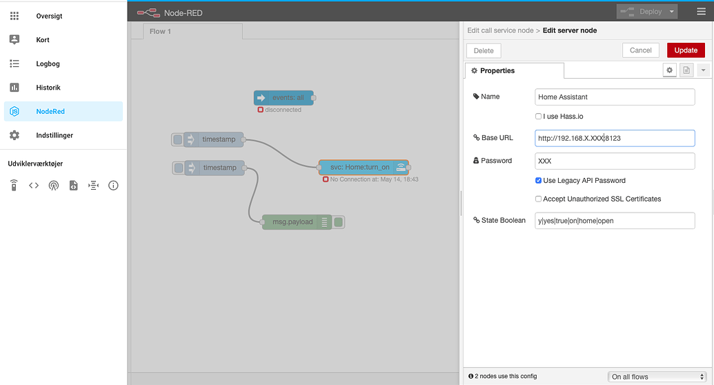 Setting up Node-red on Home Assistant in a Synology docker container - Node-RED - Home Assistant ...