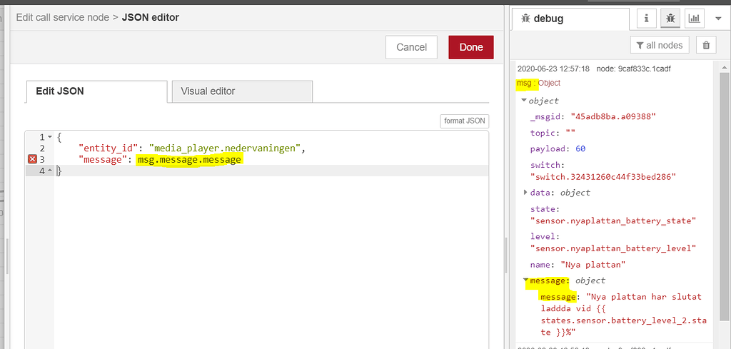 Google tts message variable - Node-RED - Home Assistant Community