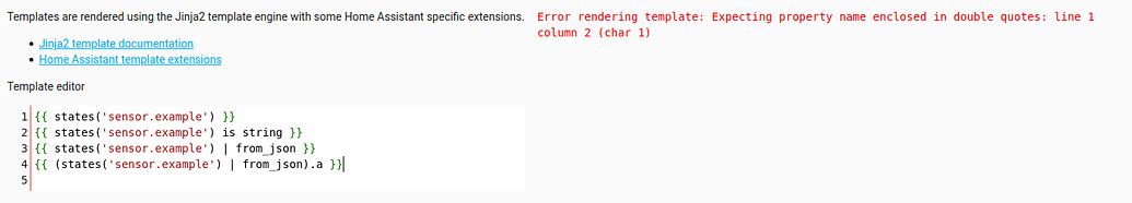 Json template sensor issue - Configuration - Home Assistant Community