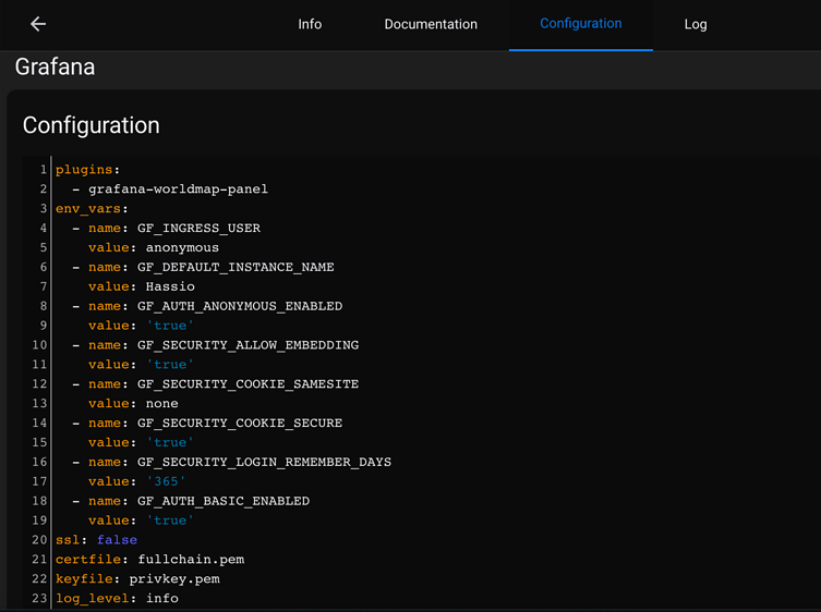 "401: Unauthorized" iframe CARD of Grafana not working - Page 2 - Configuration - Home Assistant ...