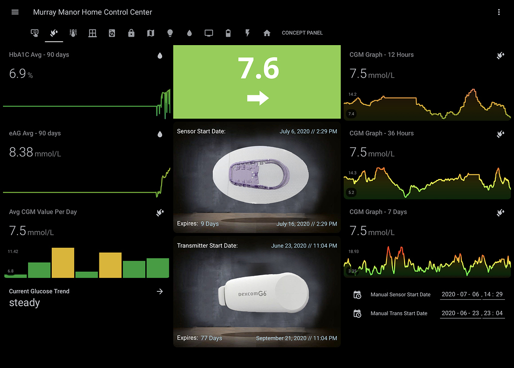 Frontend Panel for Diabetics using a Dexcom CGM - Share your Projects ...