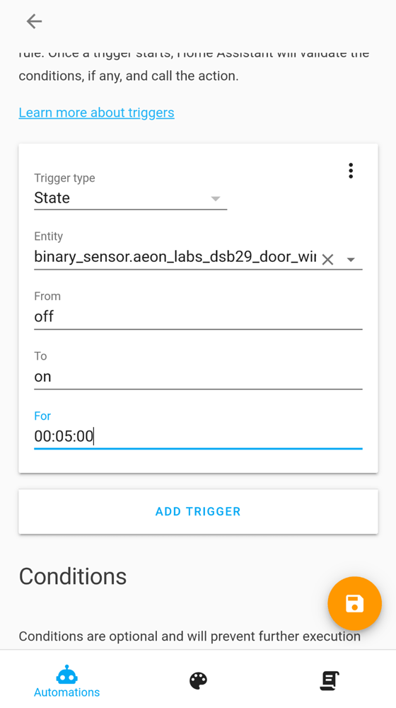 Help with automation trigger, binary sensor for a time period - ESPHome - Home Assistant Community