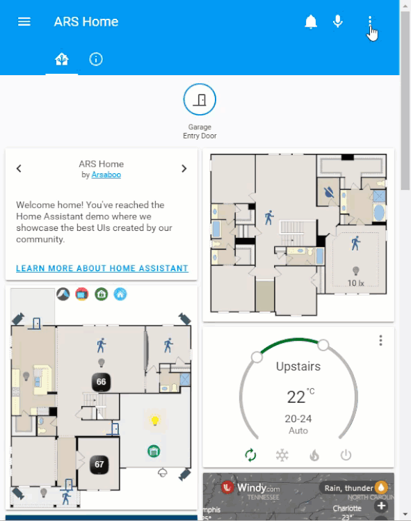 Trying to hide icons from top - Configuration - Home Assistant Community