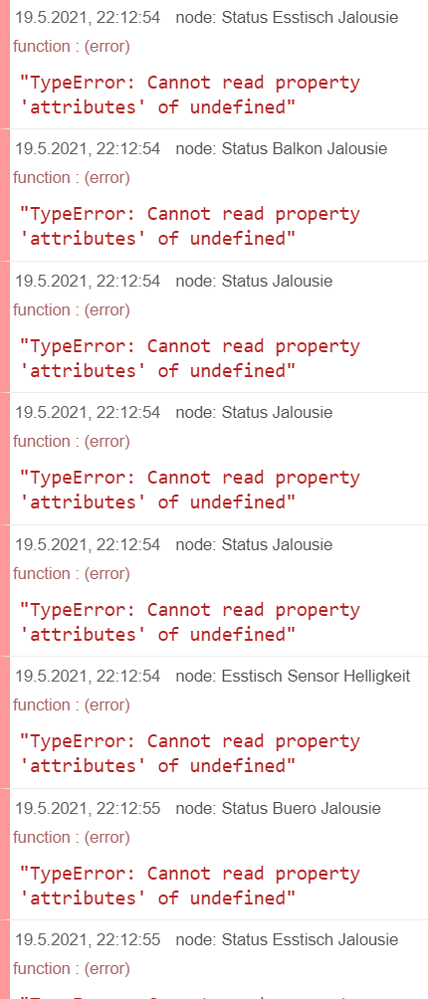 Node Red Error Bombing Node Red Home Assistant Community