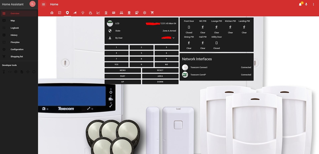Texecom Alarm panel - Feature Requests - Home Assistant Community