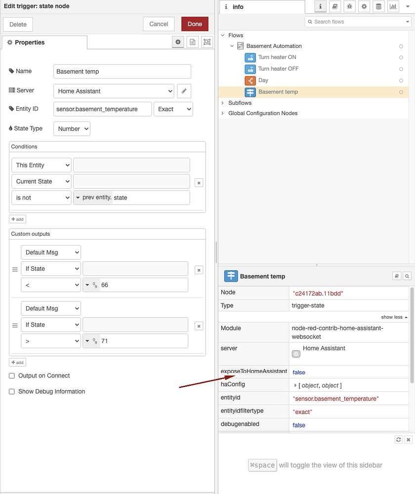 Enable/Disable automation flow for a room in Node-Red - Node-RED - Home ...