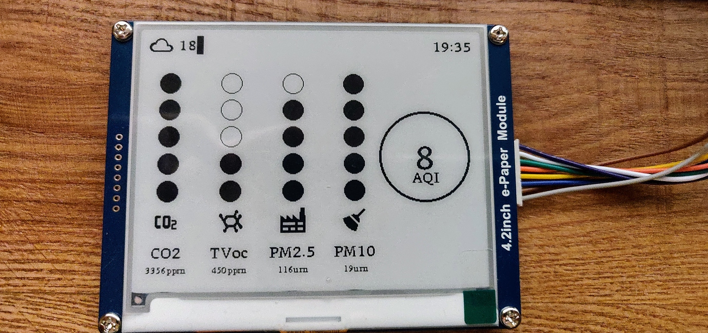 Air Quality Sensors + E-Ink Display using ESPHome - Page 2 - Share your Projects! - Home ...