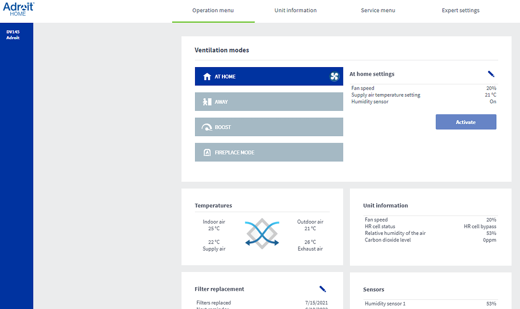 Vallox Integration additional feature: Set Supply air temperature for ...