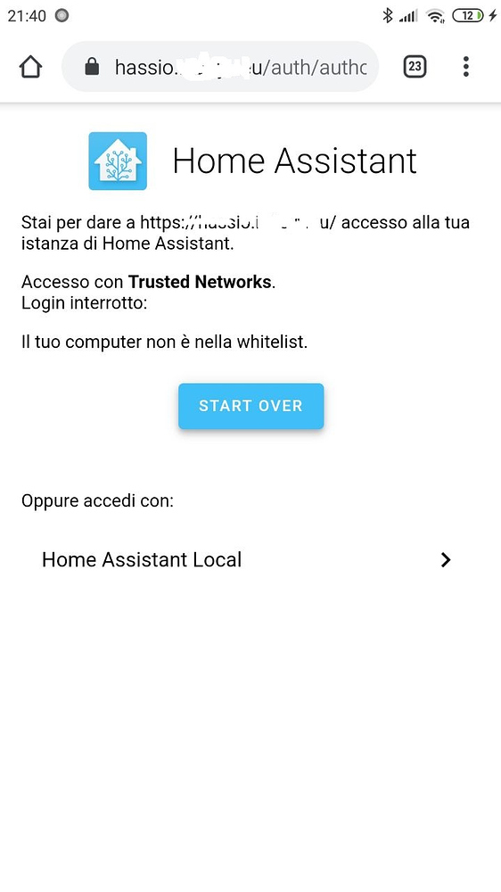 Trusted Network Configuration Configuration Home Assistant Community
