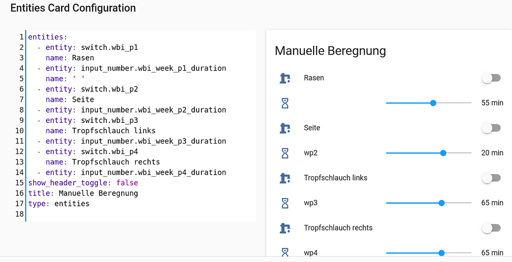 Hide Input number Name And Widen Slider Configuration Home 