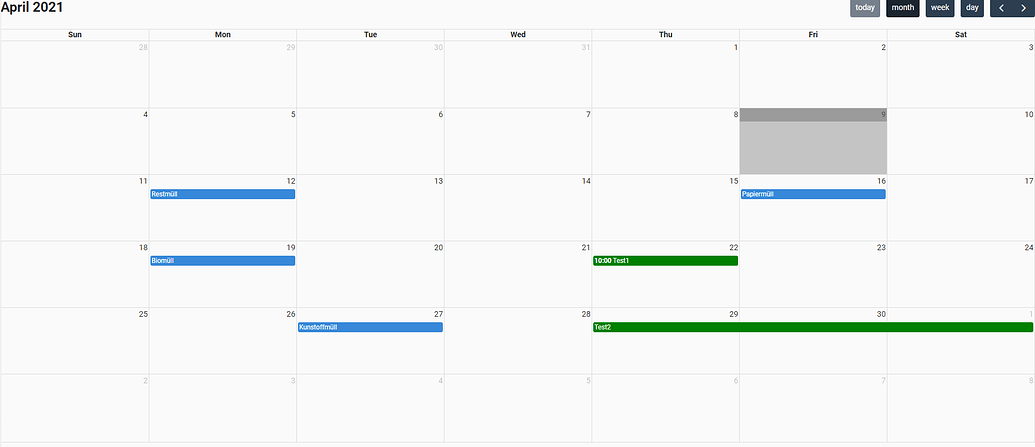 Style of calendar - Frontend - Home Assistant Community