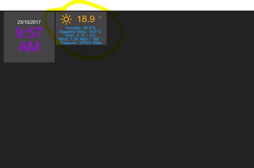 HADashboard weather - Configuration - Home Assistant Community