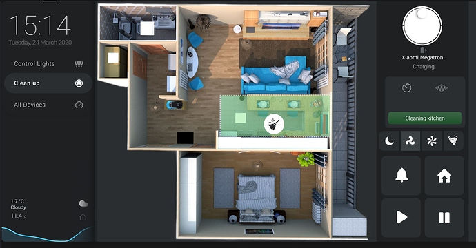 Floorplan UI with Color synced lights - Dashboards & Frontend - Home ...