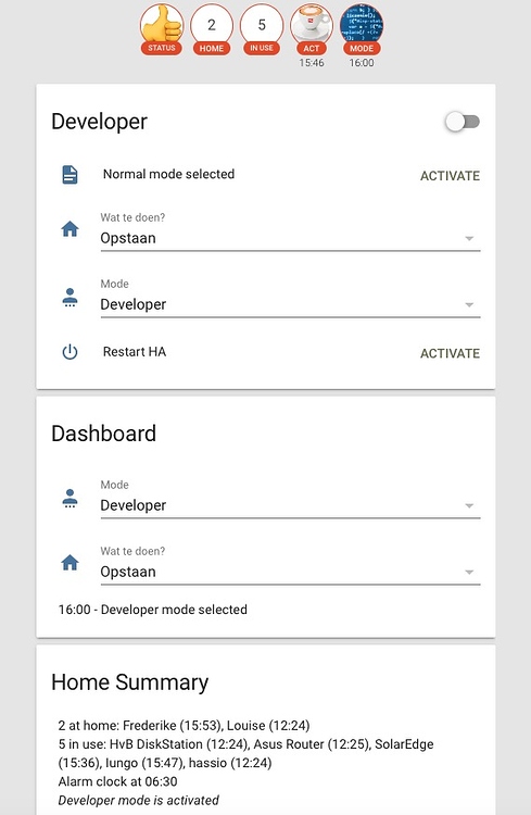 Summary card and badges for people, devices and status (with python ...