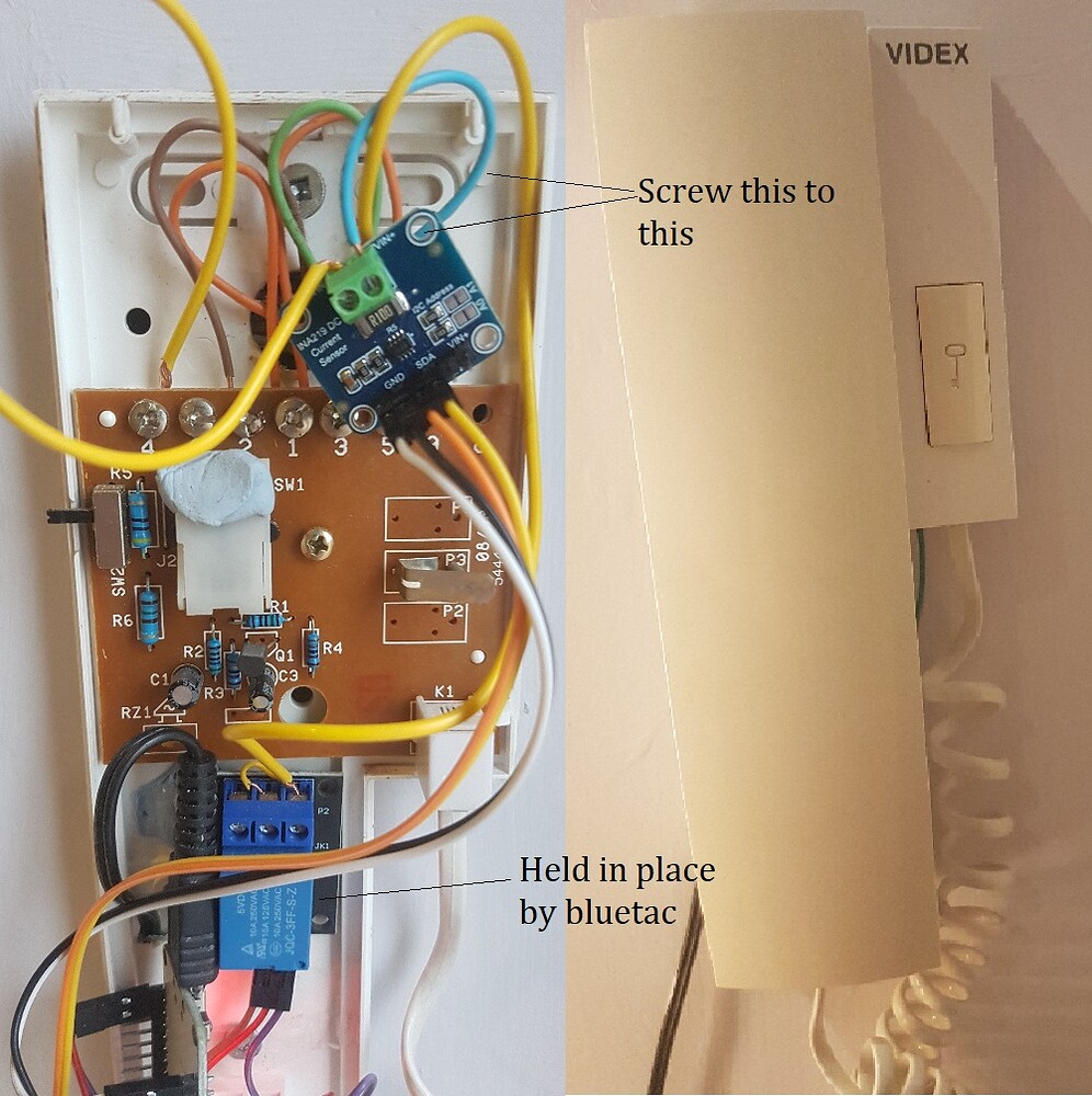 Videx Buzzer alert/Automatic door opening switch on pressing Buzzer ...