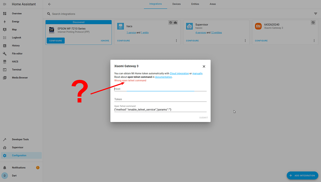 Xiaomi gateway 3 (HACS integration- Wrong open telnet command) - Configuration - Home Assistant ...