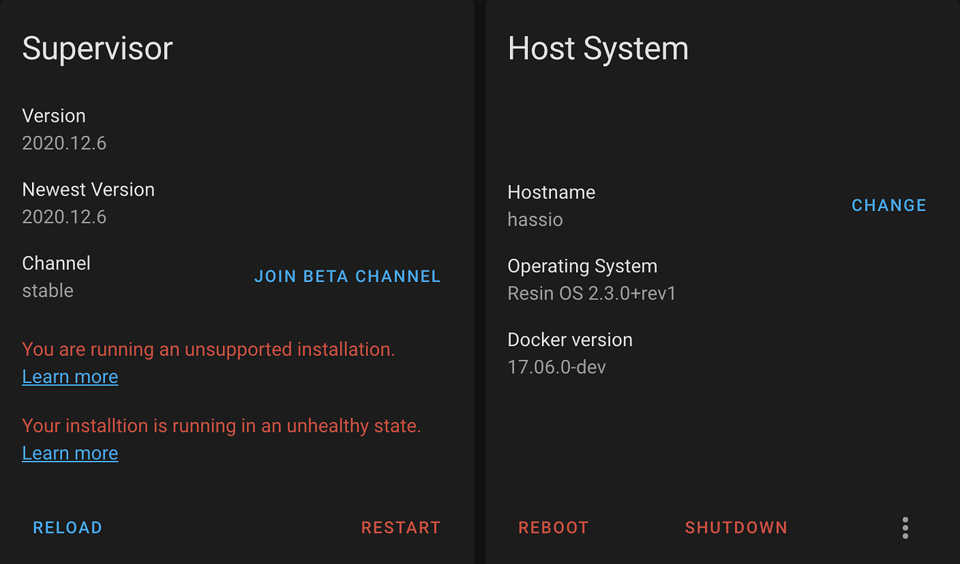 unsupported Installation After Updating Supervisor Home Assistant unsupported-installation-after-updating-supervisor-home-assistant