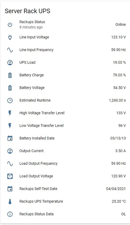 NUT Network UPS Tools Integration - Third party integrations - Home ...