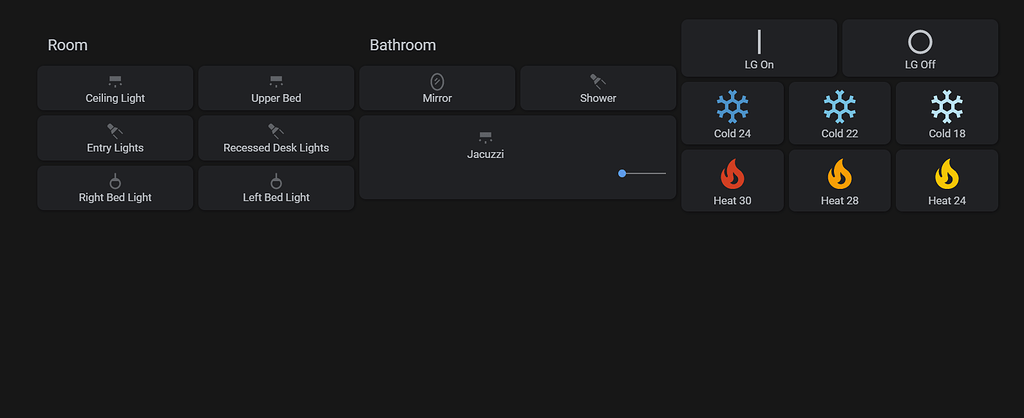 Slider Entity Row In A Button Card Frontend Home Assistant Community 