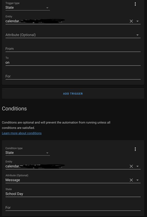 Trigger automation if Google Calendar has specific event today - Configuration - Home Assistant ...