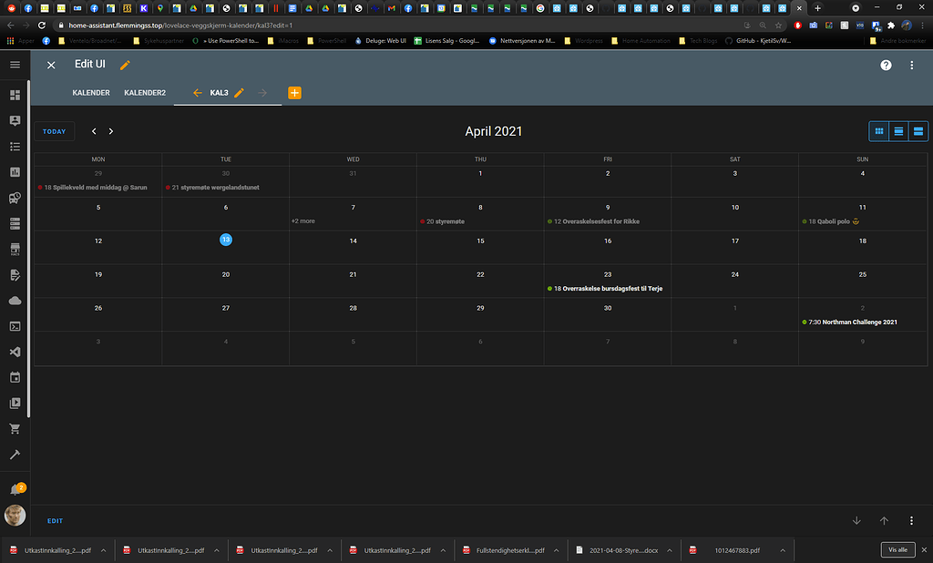 Calendar Card: Show multiple events on same day - Feature Requests ...