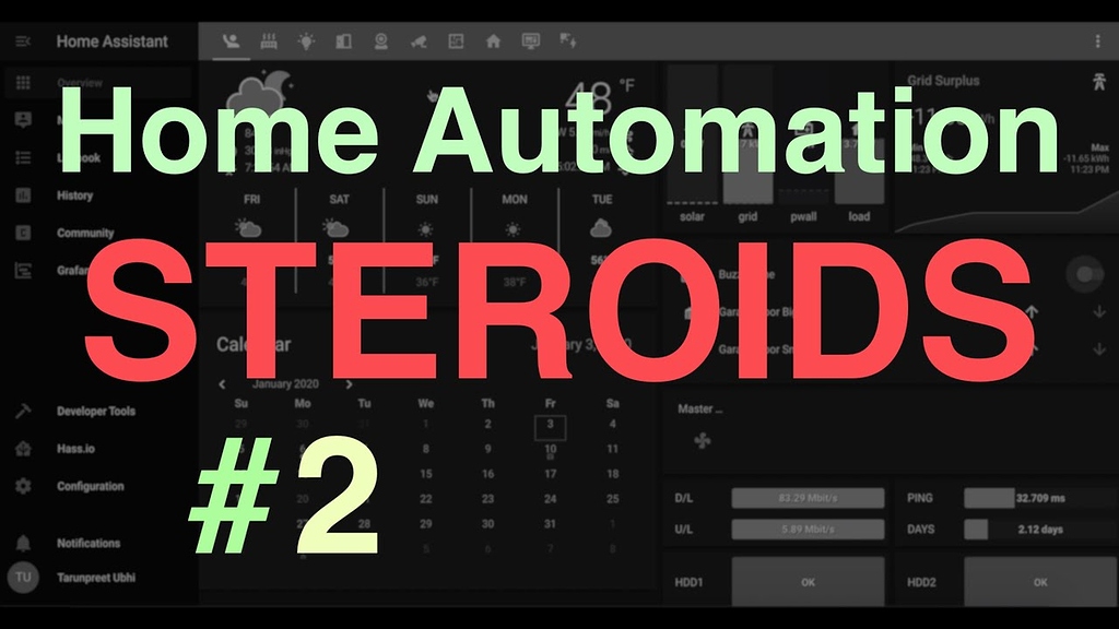 Home Automation on STEROIDS #2 (Home Assistant, AppDaemon, FloorPlan, Influx, Grafana, Powerwall ...