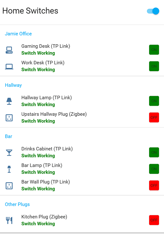 Toggle Button Control Row Plugin - Share your Projects! - Home ...