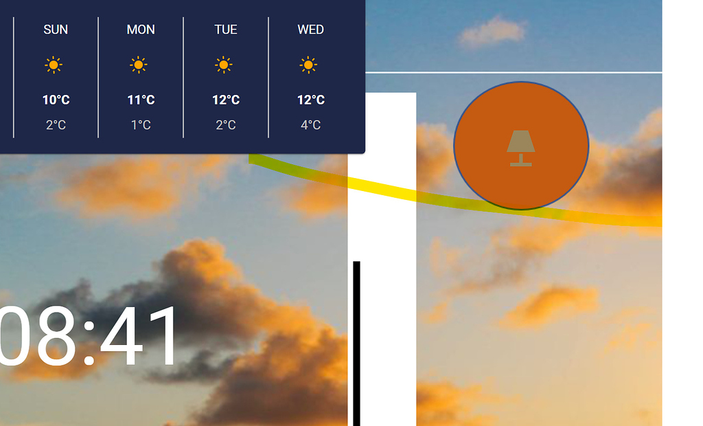 Transparent background on custom weather card - Configuration - Home ...