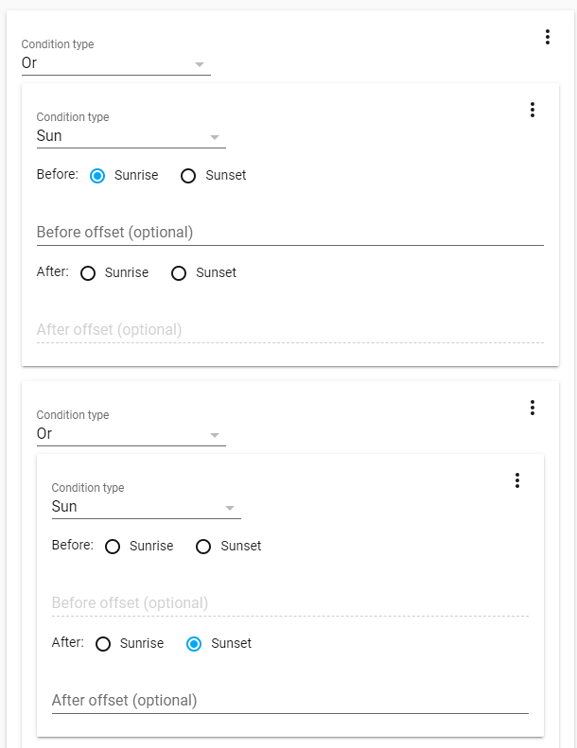 Sun Condition In Automation Configuration Home Assistant Community