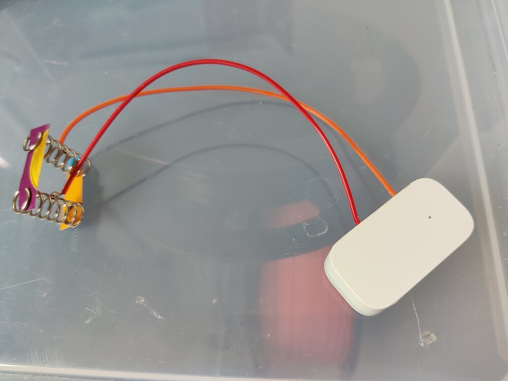 Door lock sensor for traditional key lock - Share your Projects! - Home ...